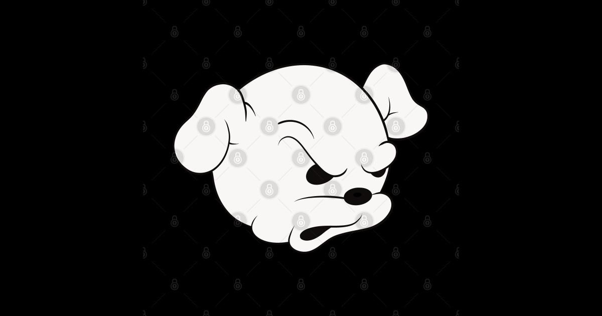 Angry Pudgy - Pudgy - Sticker | TeePublic