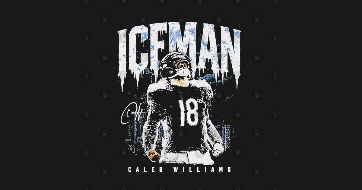 Caleb Williams Chicago Iceman signature - Caleb Williams - T-Shirt ...