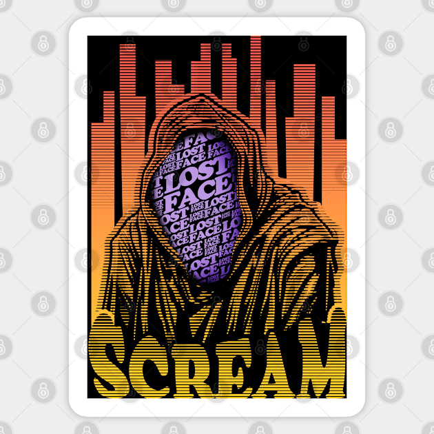 Scream VI (Scream 6) ghostface lostface horror movie graphic design ...
