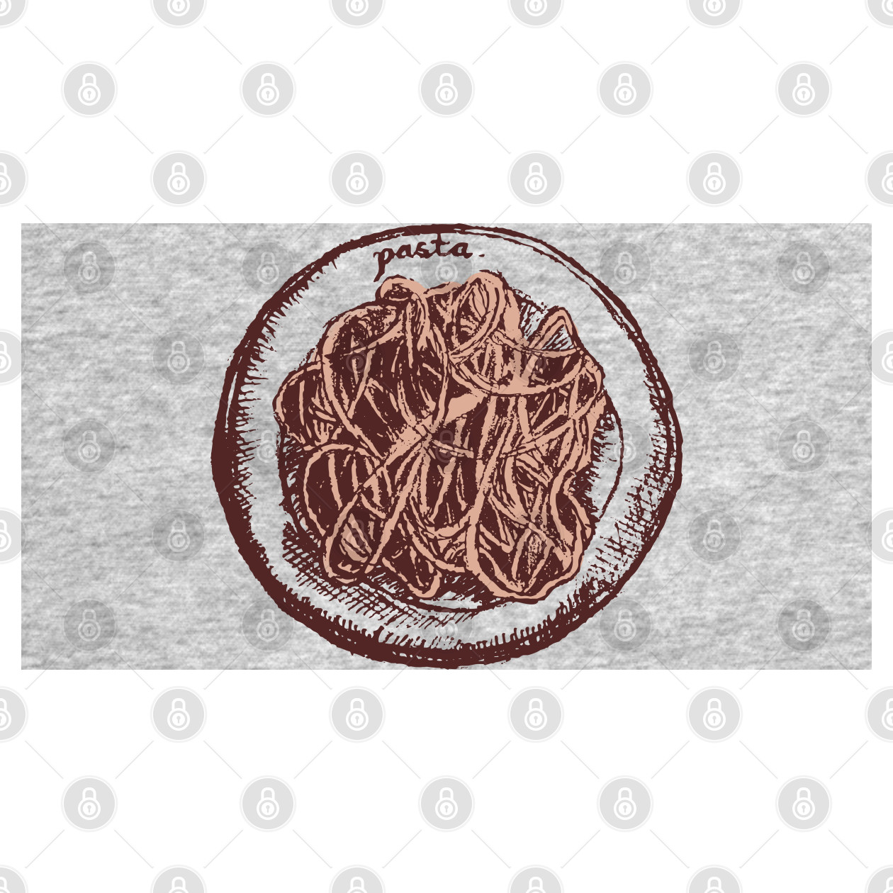 Pasta Spaghetti Lovers Sketch - Pasta Lover - T-Shirt | TeePublic