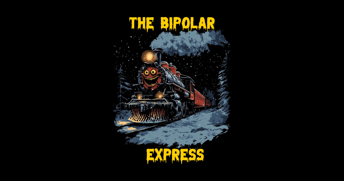 Bipolar express - Bipolar - Sticker | TeePublic