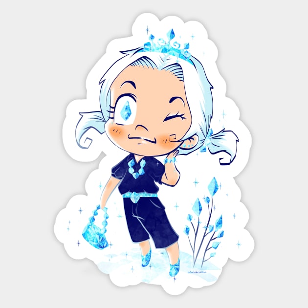 chibi-crystal - Albadealba - Sticker | TeePublic