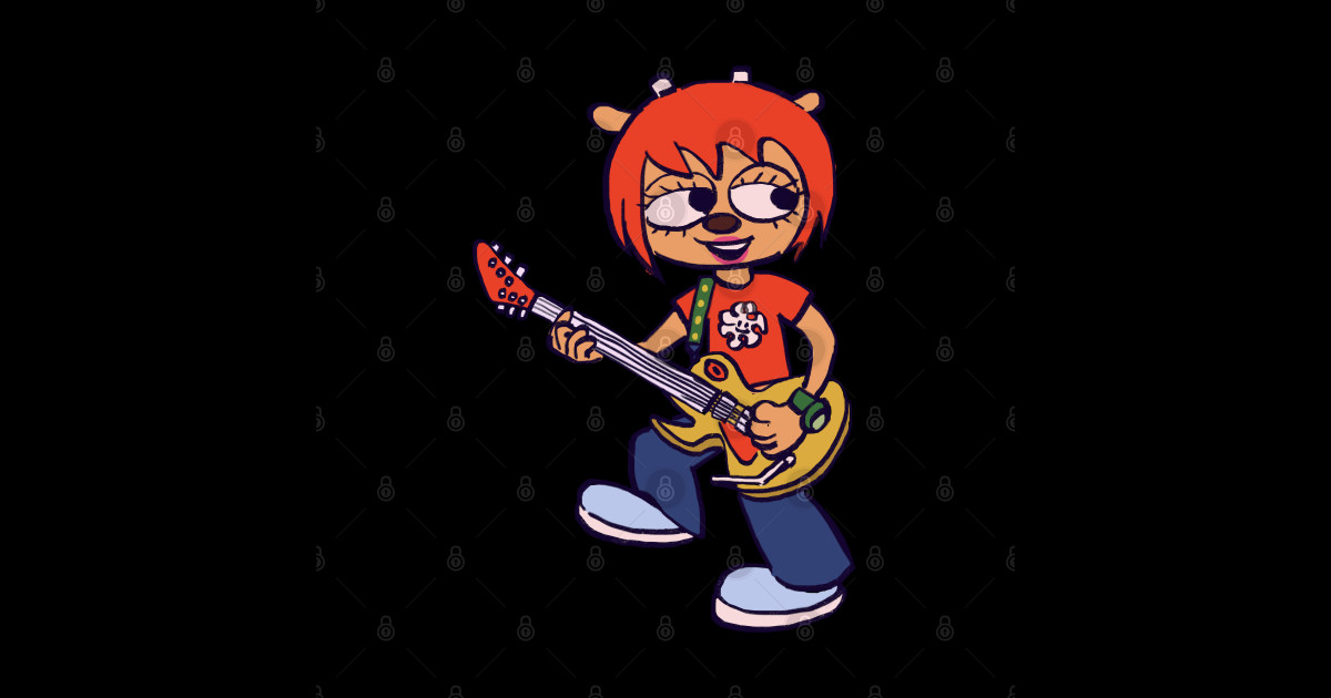 I draw lammy the jammer with her guitar / um jammer lammy - Parappa The ...