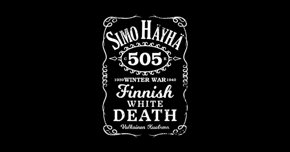Simo Hayha Finnish Finland Suomi Sisu Whiskey Label - Finnish Sniper ...