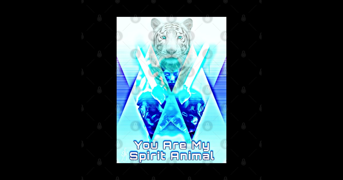 Tiger Vibe - Tiger Art - Sticker | TeePublic