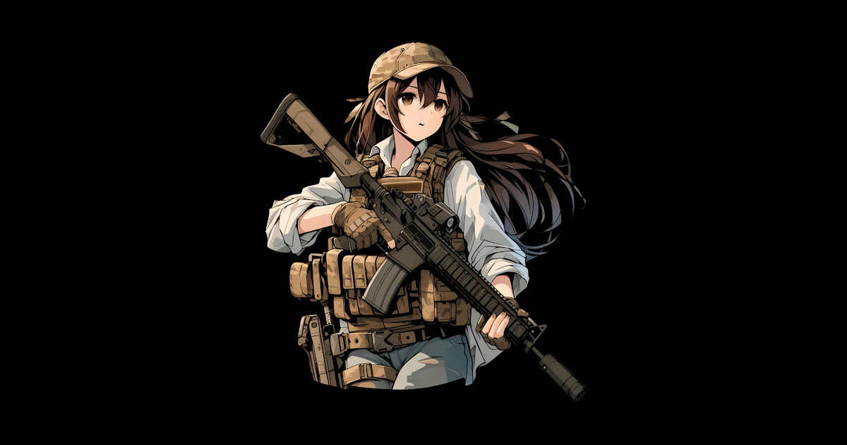 Tactical Girl - Tactical - Sticker | TeePublic