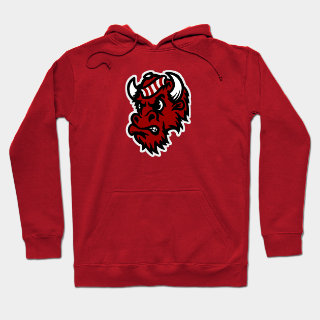 Vintage Style Bison IU Mascot - Indiana - Hoodie | TeePublic