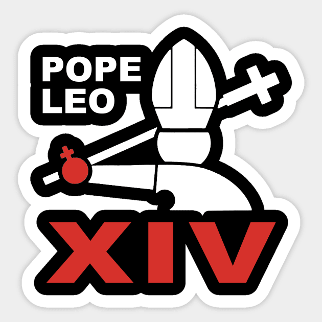 Da Pope Leo XIV Baseball - Da Pope Leo Xiv Baseball - Sticker | TeePublic