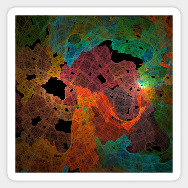 Maps - Abstract - Sticker | TeePublic