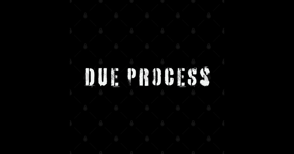 Due Process - Due Process - Sticker | TeePublic