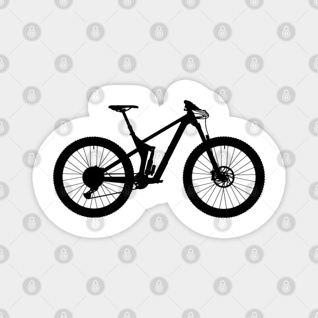 Canyon Strive Enduro Mountain Bike Silhouette - Canyon Strive - Magnet ...