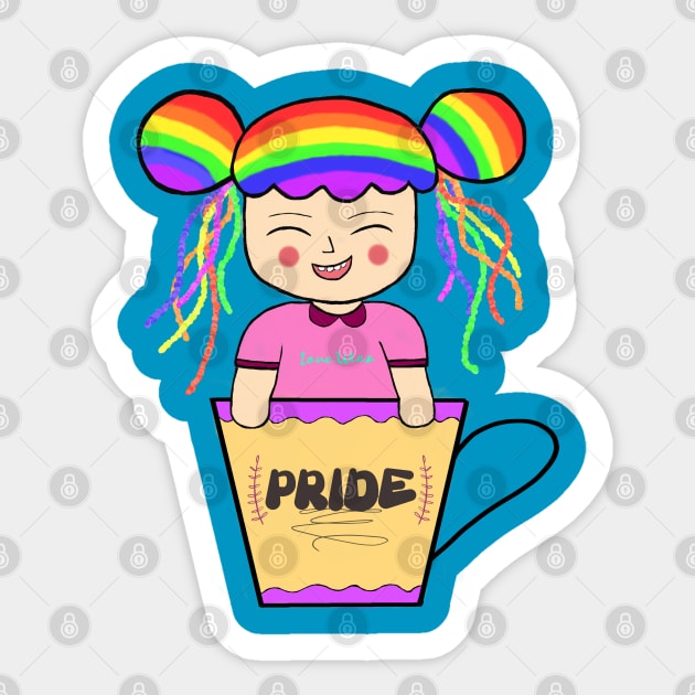 Cute Pride Month - Pride Month Gifts - Sticker | TeePublic