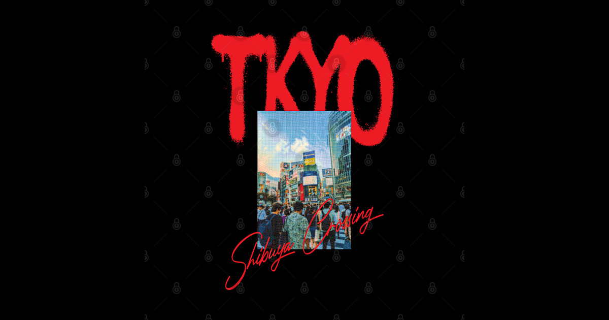 TOKYO - Shibuya Crossing - Japan - Posters and Art Prints | TeePublic