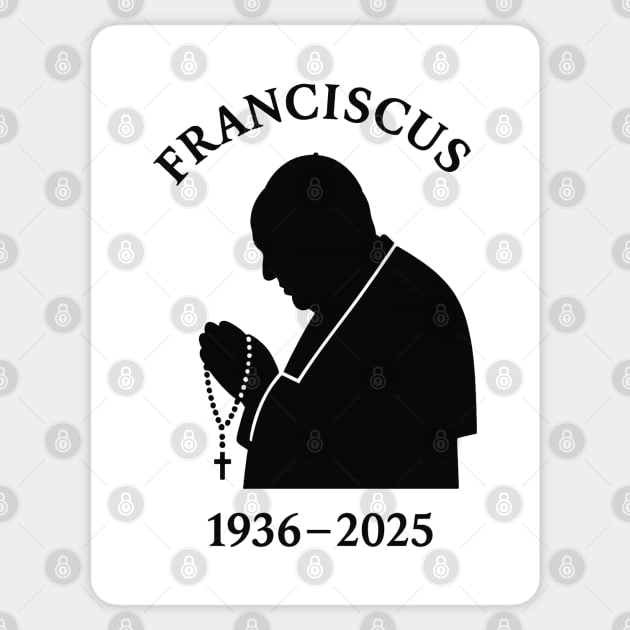 Pope Francis Franciscus Memorial 1936-2025 - Pope Francis - Sticker ...
