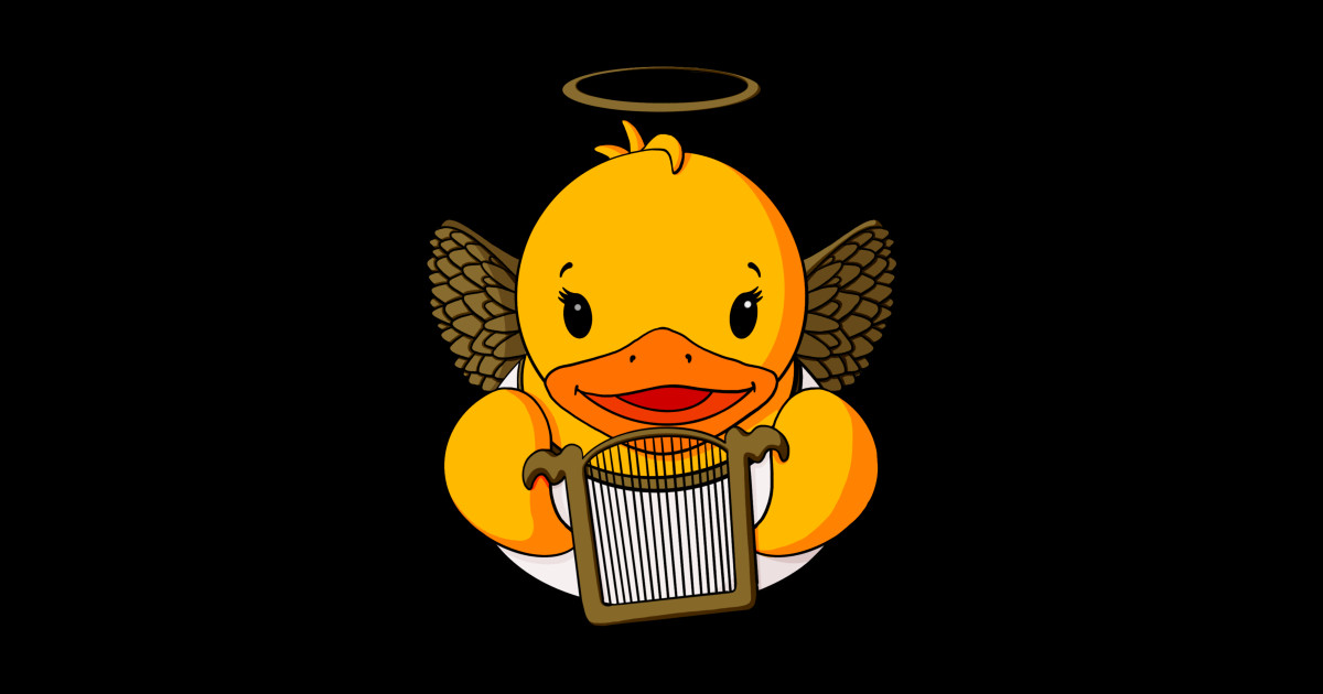 Angel Rubber Duck - Angel - Sticker | TeePublic