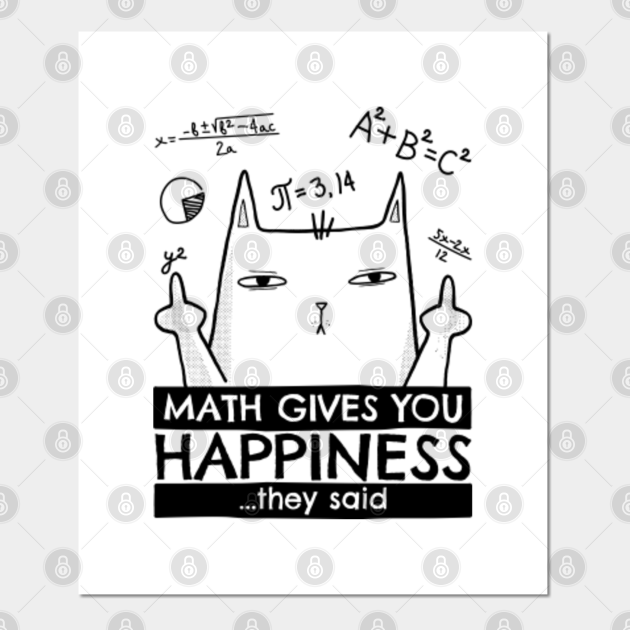Mathematics | Math Cat & Mathematician, Funny Math Quote - Math Cat ...