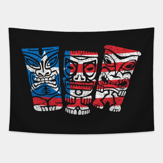 Tiki Flag - Tiki - Tapestry | TeePublic