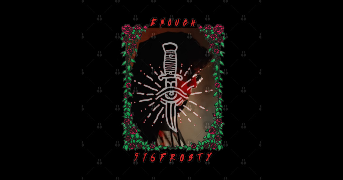 916Frosty Front&Back - Rapper - Sticker | TeePublic