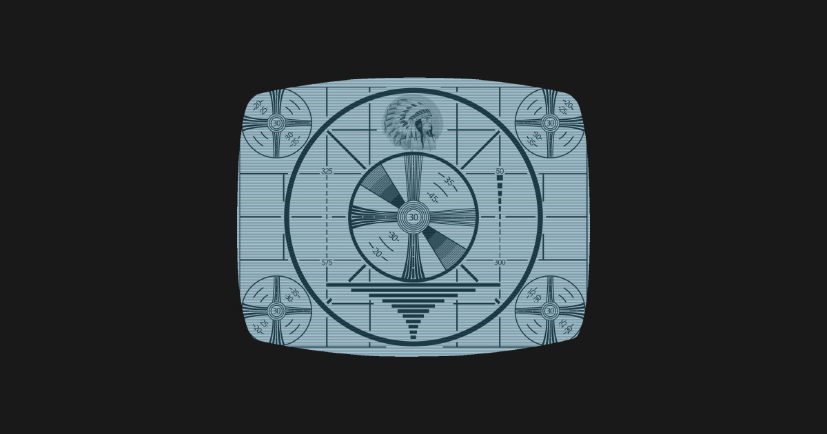 Indian Head Test Pattern - Test Pattern - T-Shirt | TeePublic