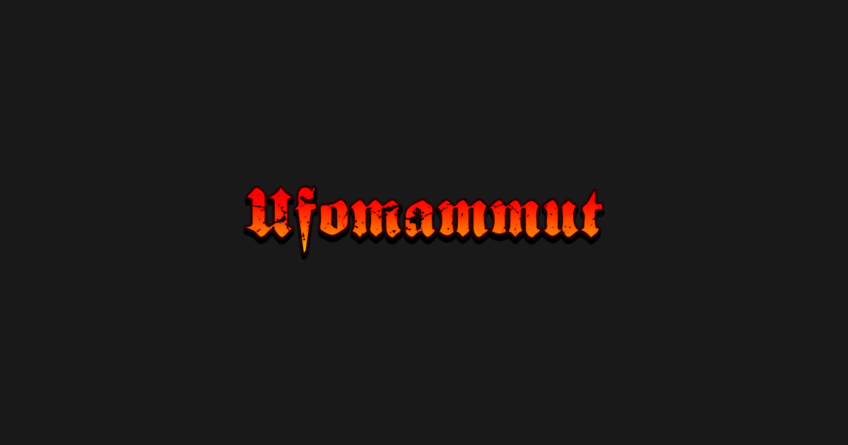 Ufomammut – Cosmic Sludge Logo in Doomfire Gradient - Ufomammut - T ...