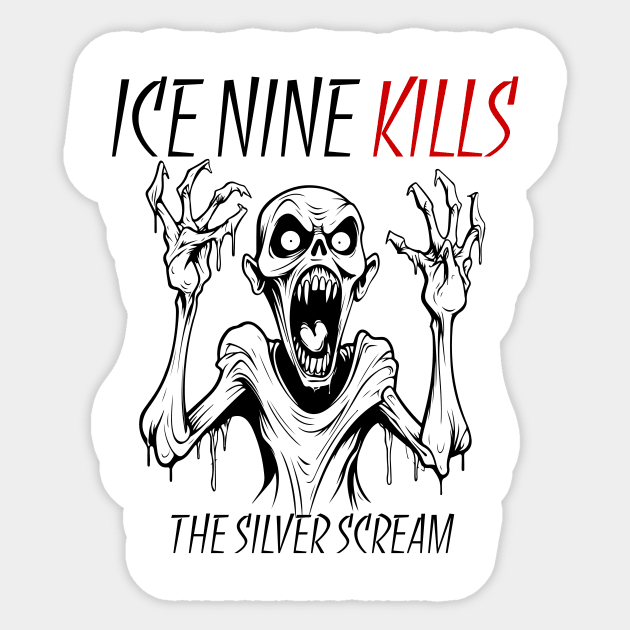 The silver scream - Band - Sticker | TeePublic