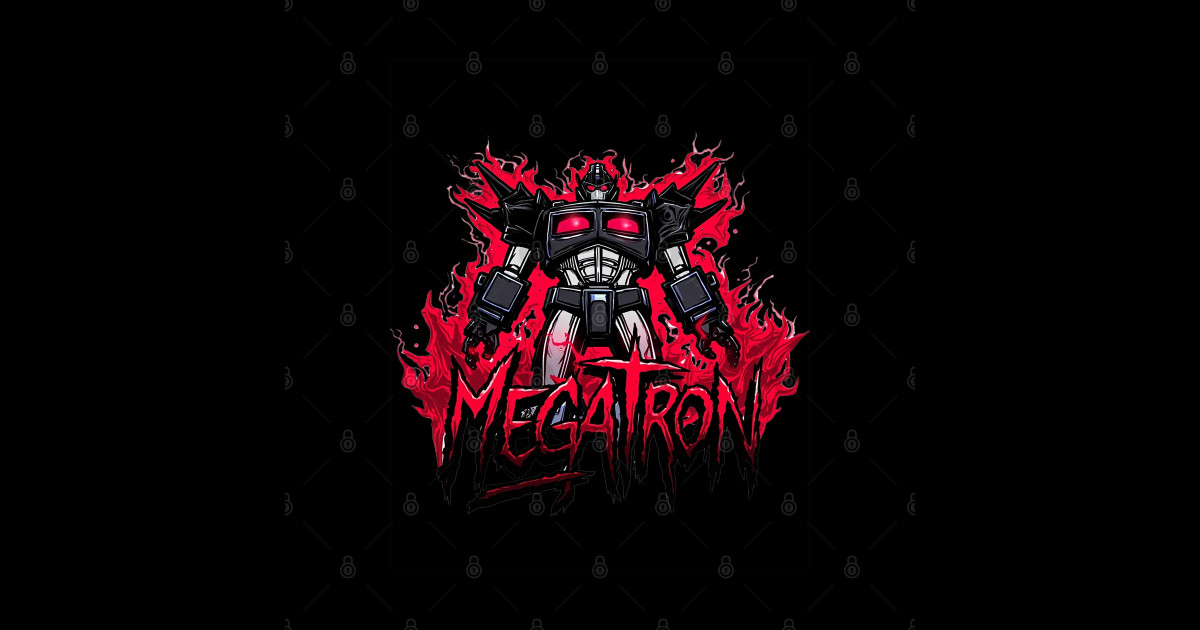 Megatron - Transformers - Megatron - Sticker | TeePublic