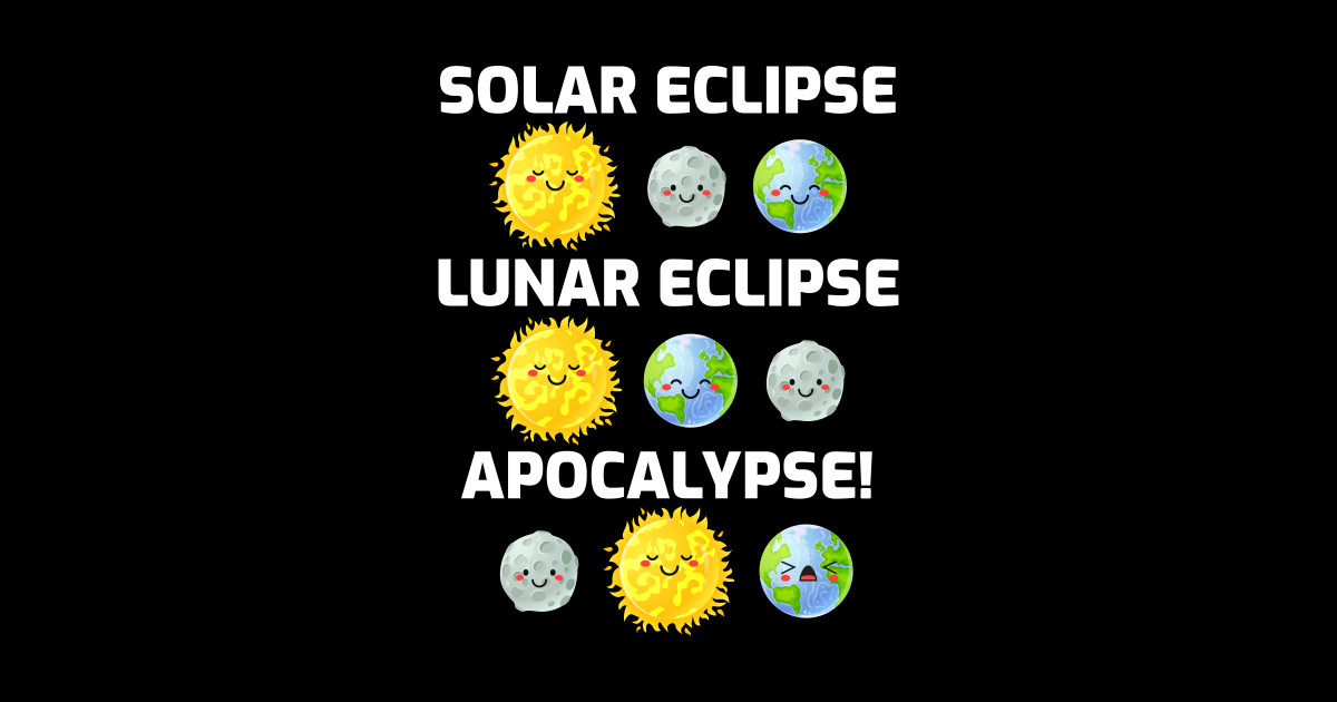 Types of Eclipse Apocalypse - Eclipse - Sticker | TeePublic