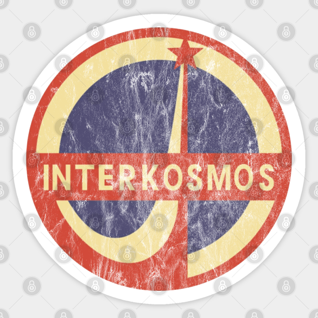 Interkosmos Soviet Space Program Logo - Interkosmos Logo - Sticker ...