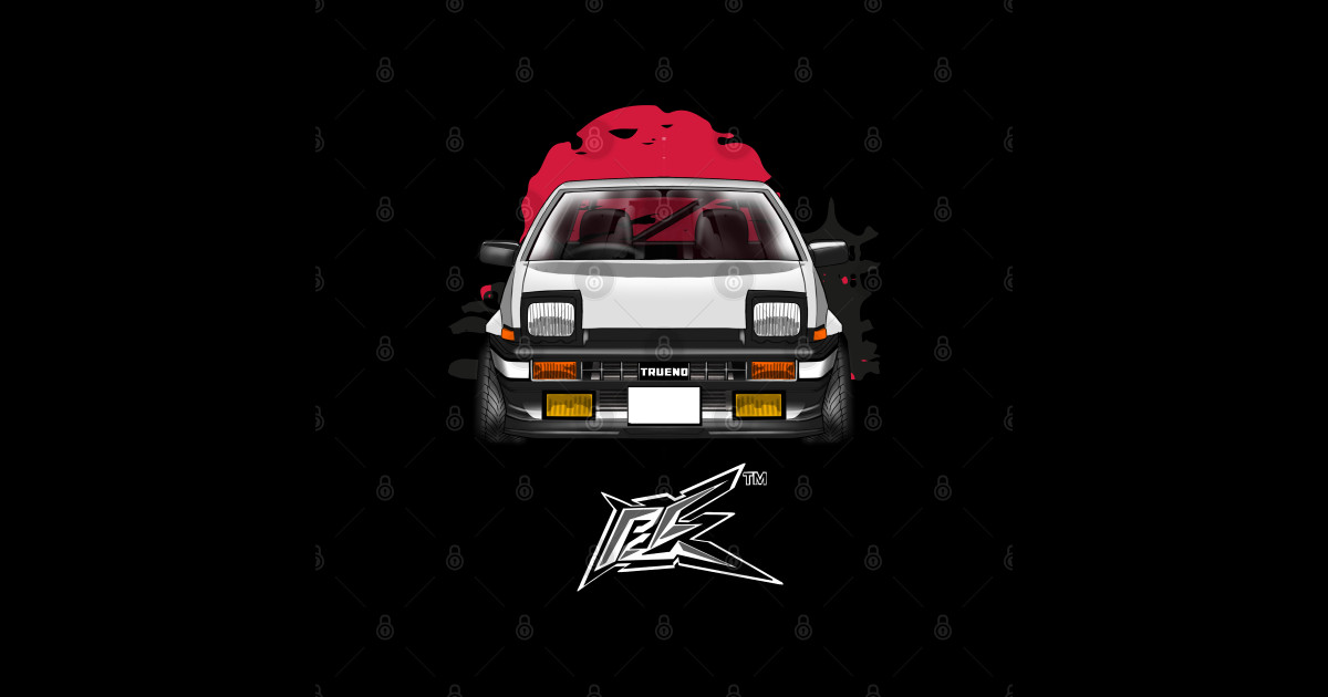 toyota ae86 trueno panda - Ae86 - Posters and Art Prints | TeePublic