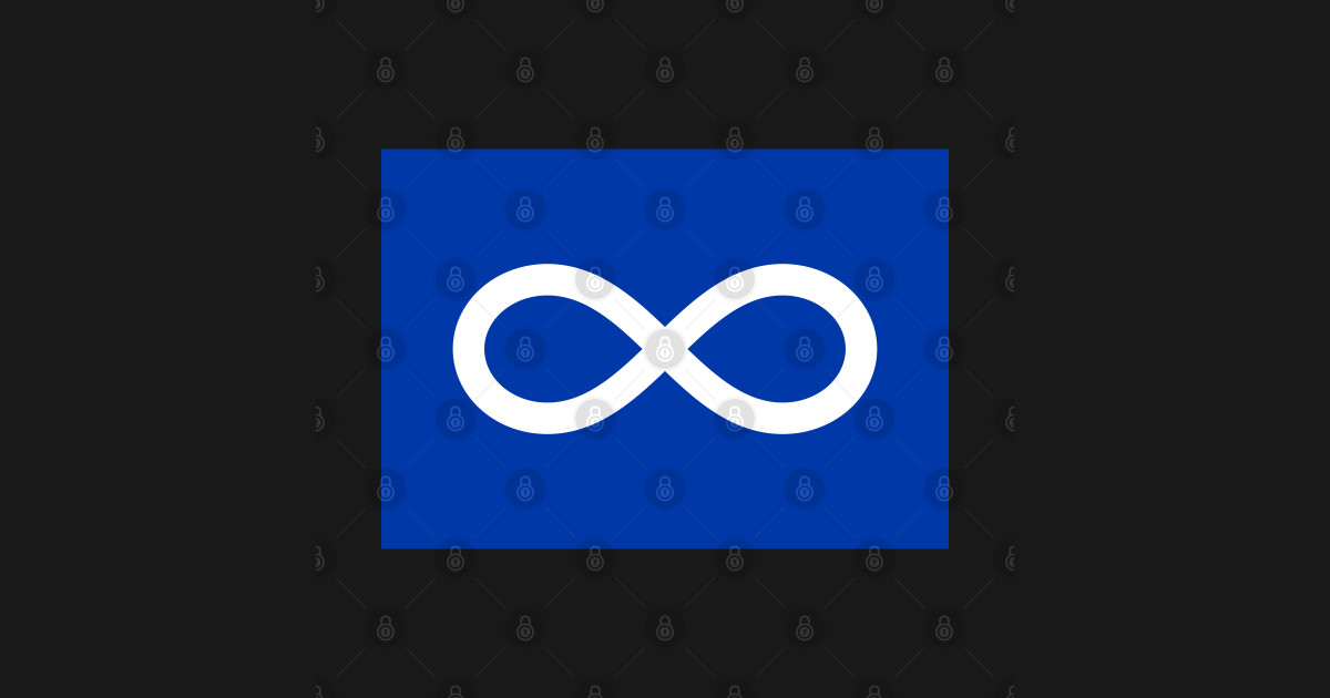 Métis Flag, Metis Symbol, Métis Indigenous #2 - Metis Flag - T-Shirt ...