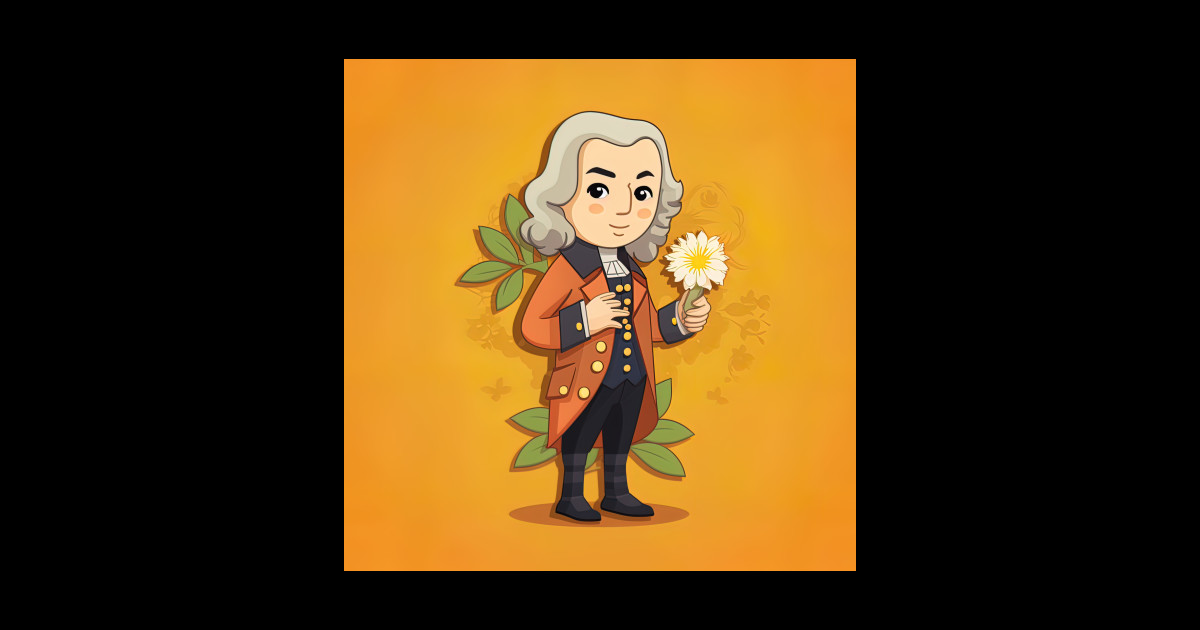 Carl Linnaeus - Art Nouveau - Sticker | TeePublic