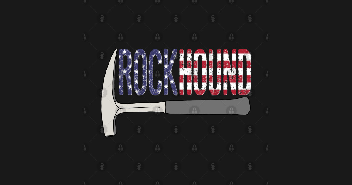 Rockhound Rock Pick Geology Hammer with USA Flag Rockhounding ...