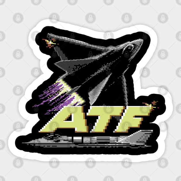 ATF: Advanced Tactical Fighter - C64 - Sticker | TeePublic