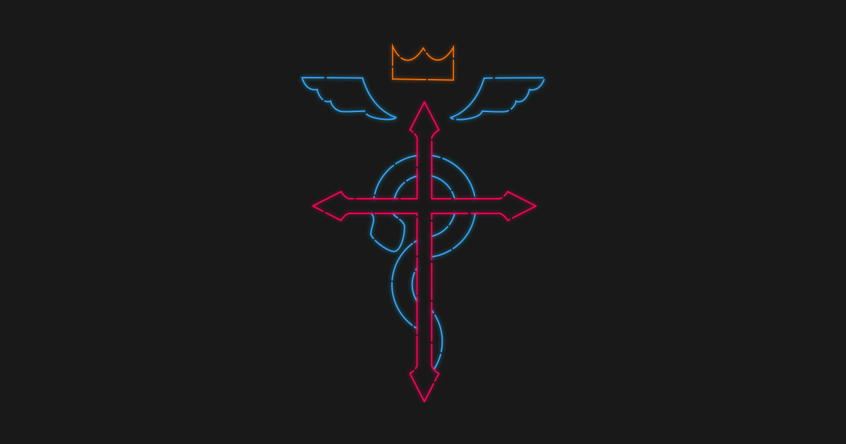 Neon Flamel - Fullmetal Alchemist - T-Shirt | TeePublic