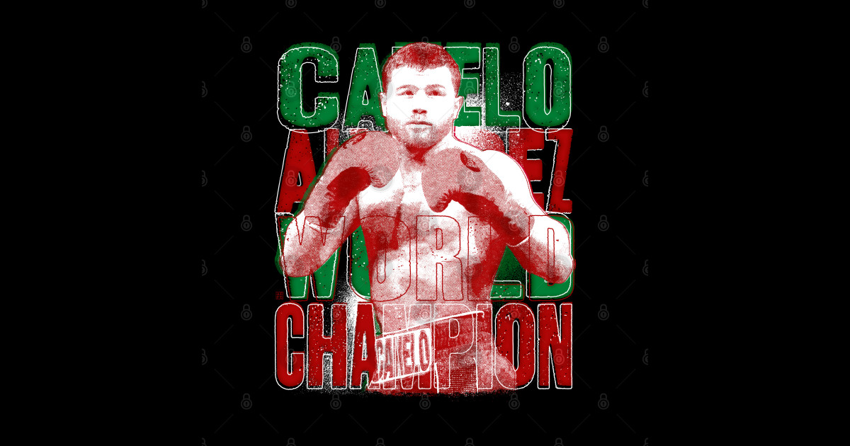 Canelo World Champion - Canelo Alvarez - Sticker | TeePublic