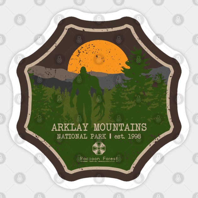 Arklay Mountains National Park - Video Games - Sticker | TeePublic