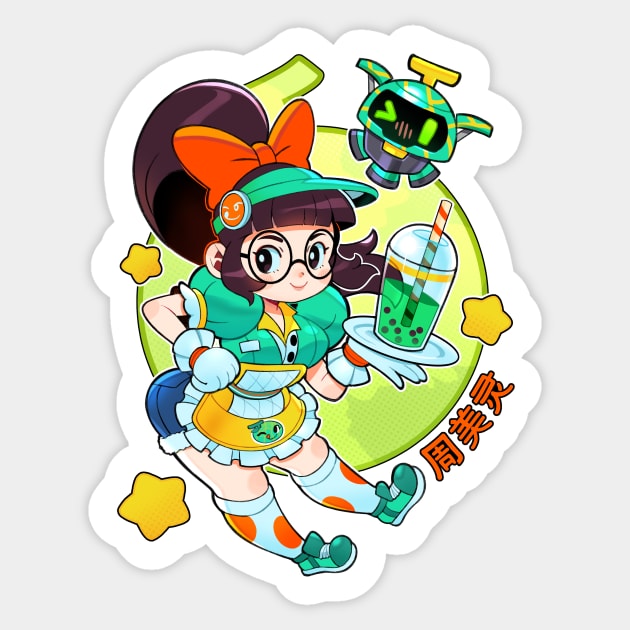 Honeydew Mei (Overwatch Fanart) - Mei - Sticker | TeePublic