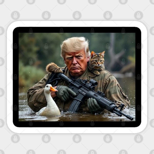 Trump Animals - Trump - Sticker | TeePublic