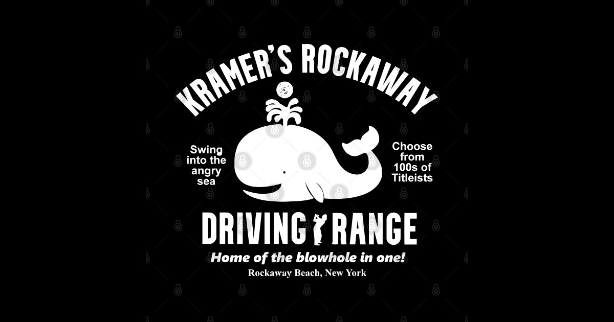 Seinfeld - Kramer's Rockaway Driving Range - Kramer - Sticker | TeePublic