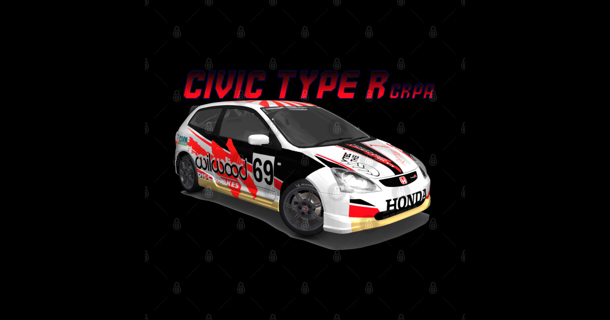 Honda Civic Type R - Civic - Sticker | TeePublic