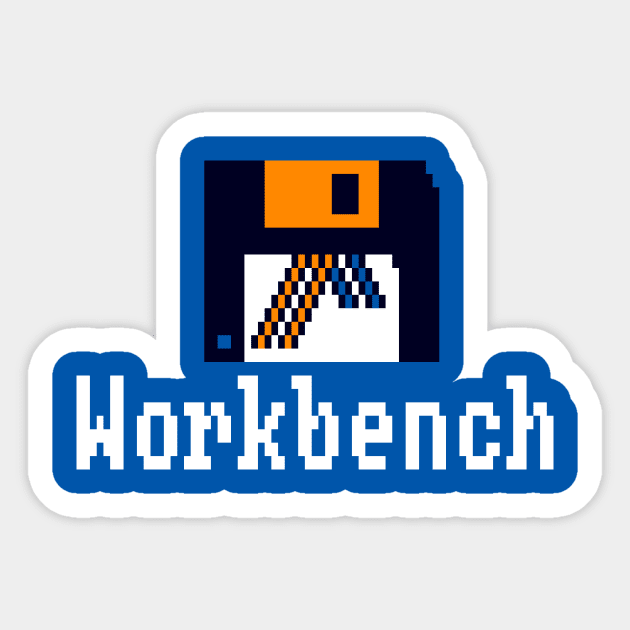 Amiga Workbench 1.3 - Amigaworkbench - Sticker | TeePublic