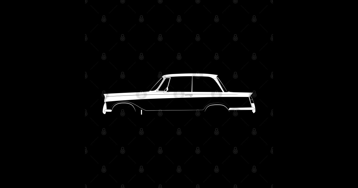 Triumph Herald 12/50 Silhouette - Triumph Herald - Sticker | TeePublic