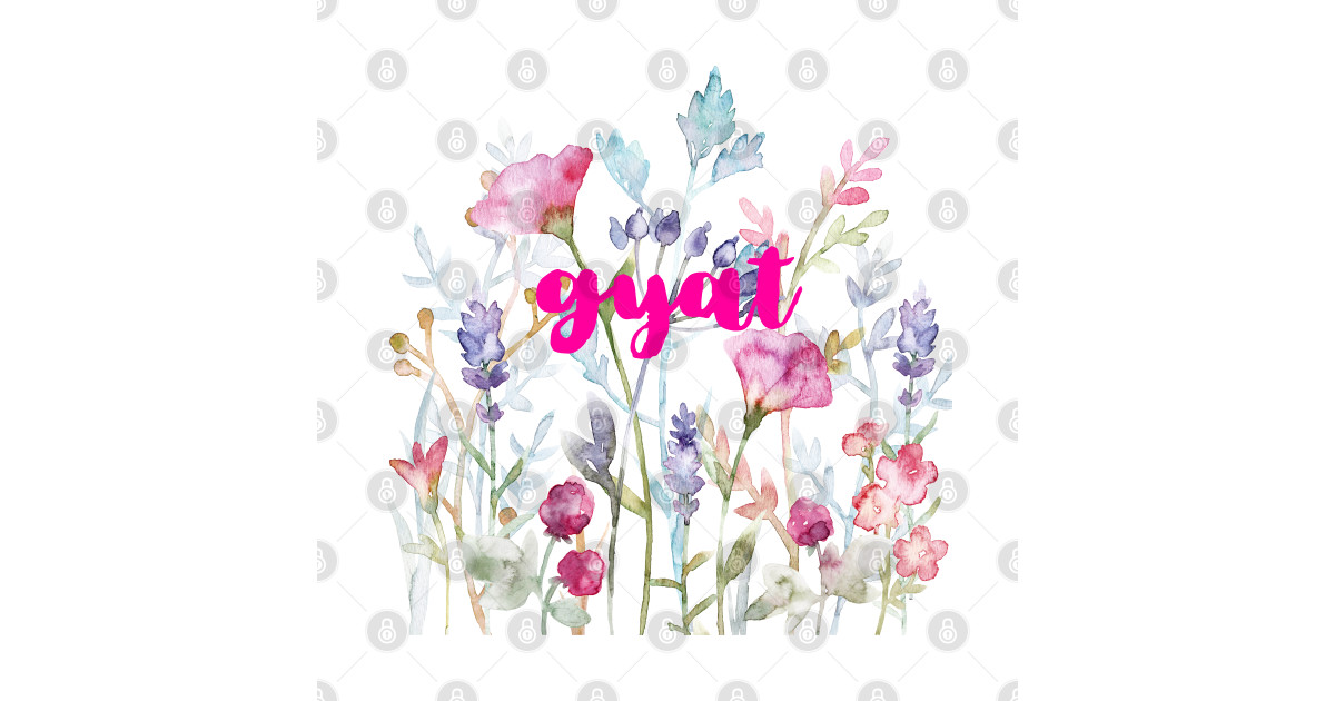 Gyat Floral - Teenager - T-Shirt | TeePublic