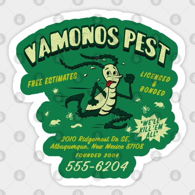 Vamonos Pest - Breaking Bad - Sticker | TeePublic