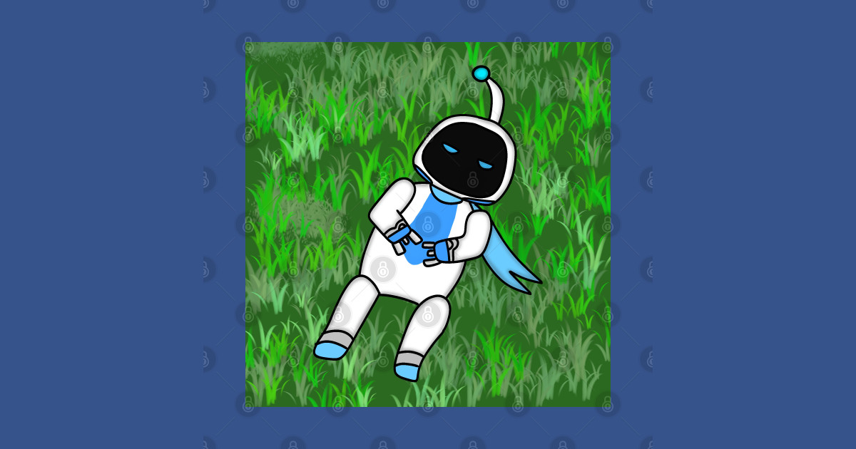 Sleeping astro bot - Artist - T-Shirt | TeePublic