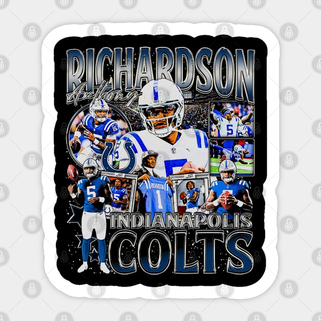 Anthony Richardson Vintage Bootleg - Anthony Richardson - Sticker ...