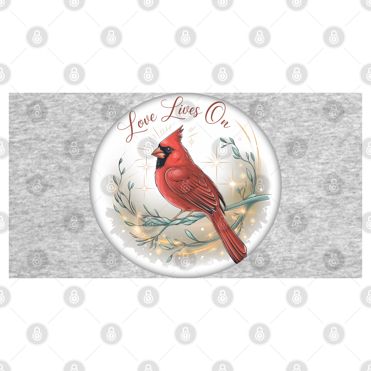 Cardinal Bird Love Lives On - Cardinal Bird - T-Shirt | TeePublic