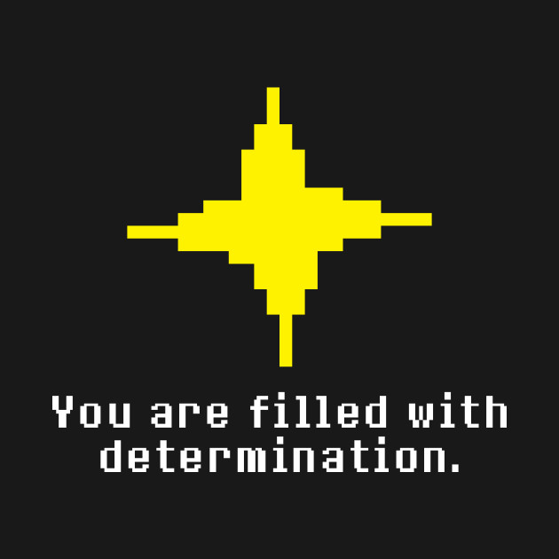 Undertale - Determination point - Undertale - T-Shirt | TeePublic