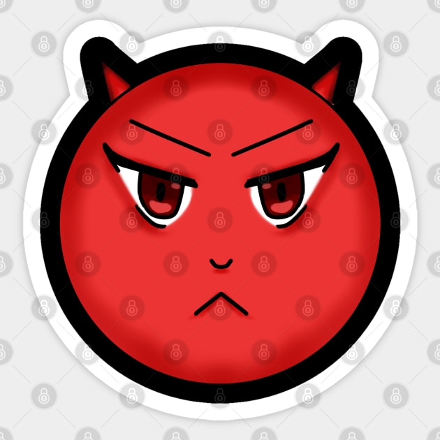 Angry Emoji - Angry - Sticker | TeePublic