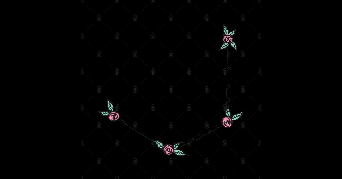 Mensa Constellation Roses and Hearts Doodle - Mensa - Sticker | TeePublic